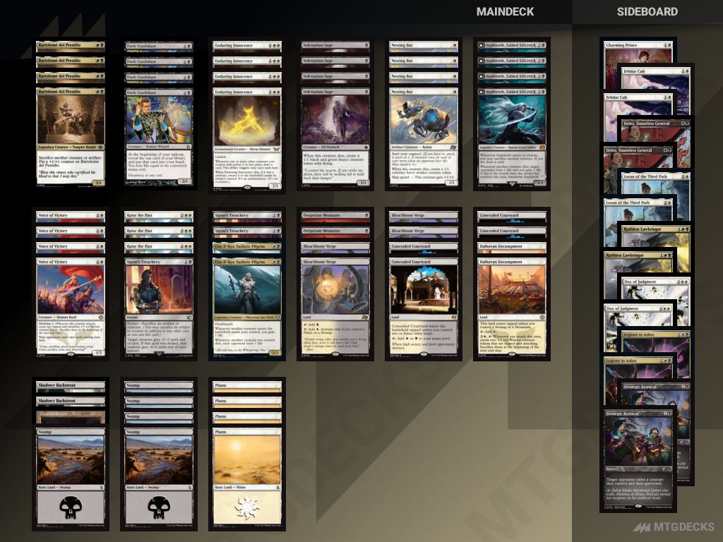 Arena Standard Orzhov Raise the Past deck by rickinator9 • MTG DECKS