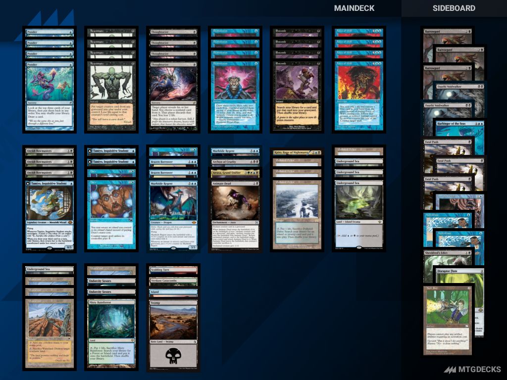Legacy UB Reanimator deck by Sakamoto Taiga • MTG DECKS
