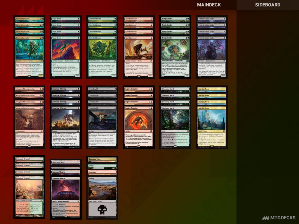Arena Standard JUND SAC ARTIFACTS deck by Rapsolo • MTG DECKS