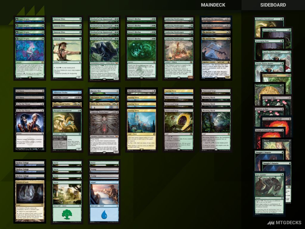 MTG Standard Secrets of Strixhaven Nature's Ramp top decks • MTG DECKS