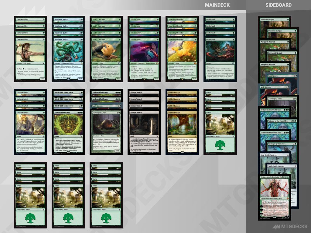Standard Mono Green Landfall deck by L1X0 • MTG DECKS