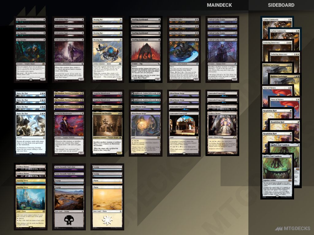 Standard Orzhov_Sac deck by theswishgaming • MTG DECKS