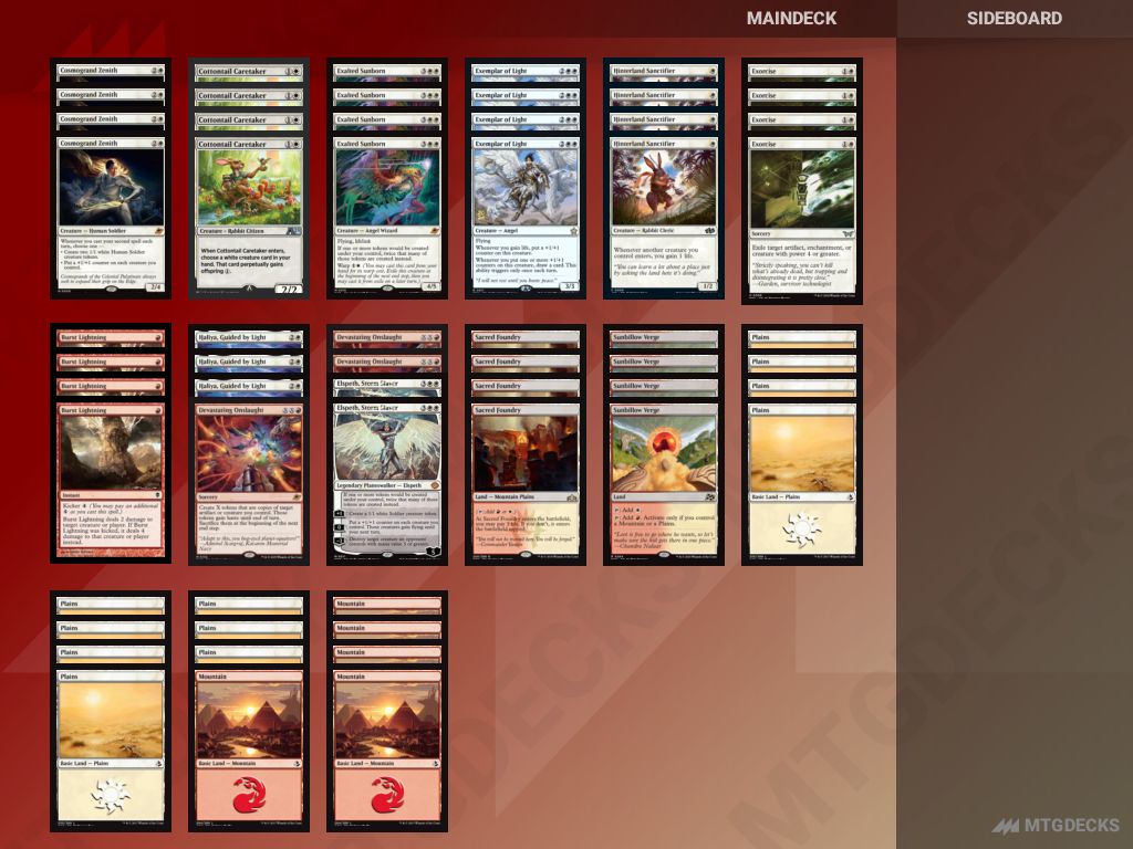 Arena Alchemy [A] Token again (3) deck by Gary3k • MTG DECKS