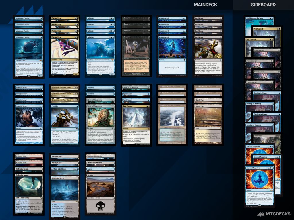 Modern Esper Oculus deck by KangXiaotian • MTG DECKS