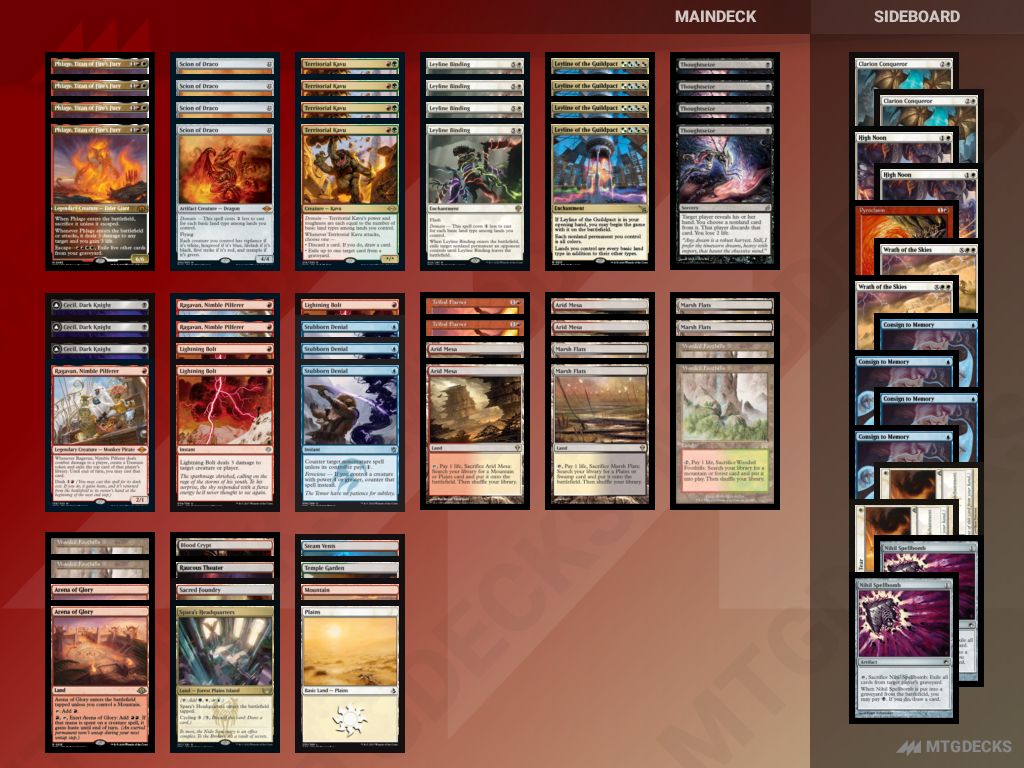 Modern W-U-B-R-G deck by LuizFernando • MTG DECKS