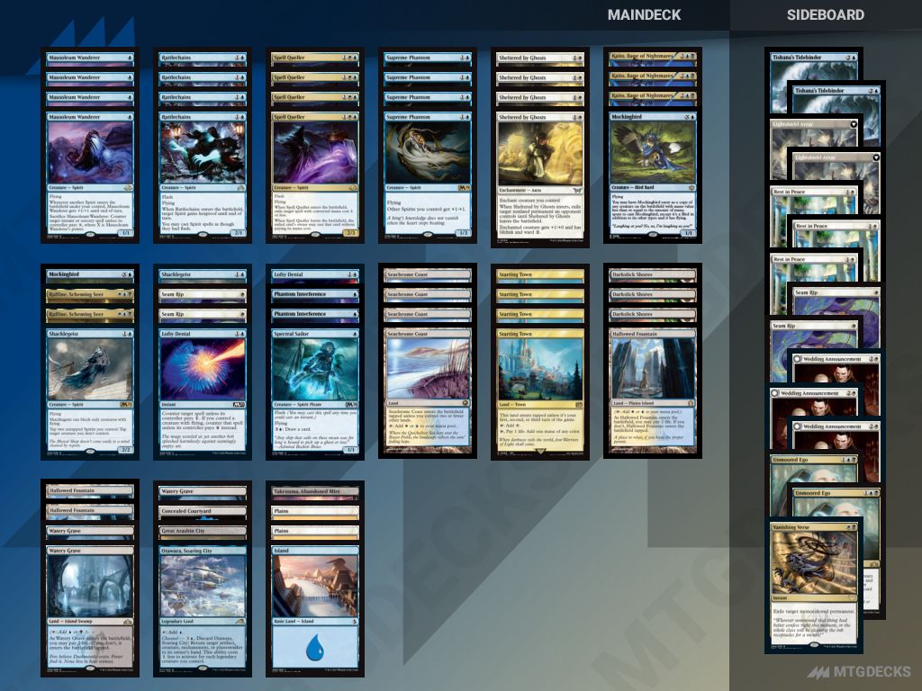Pioneer Esper Spirits deck by ViniBuzo • MTG DECKS