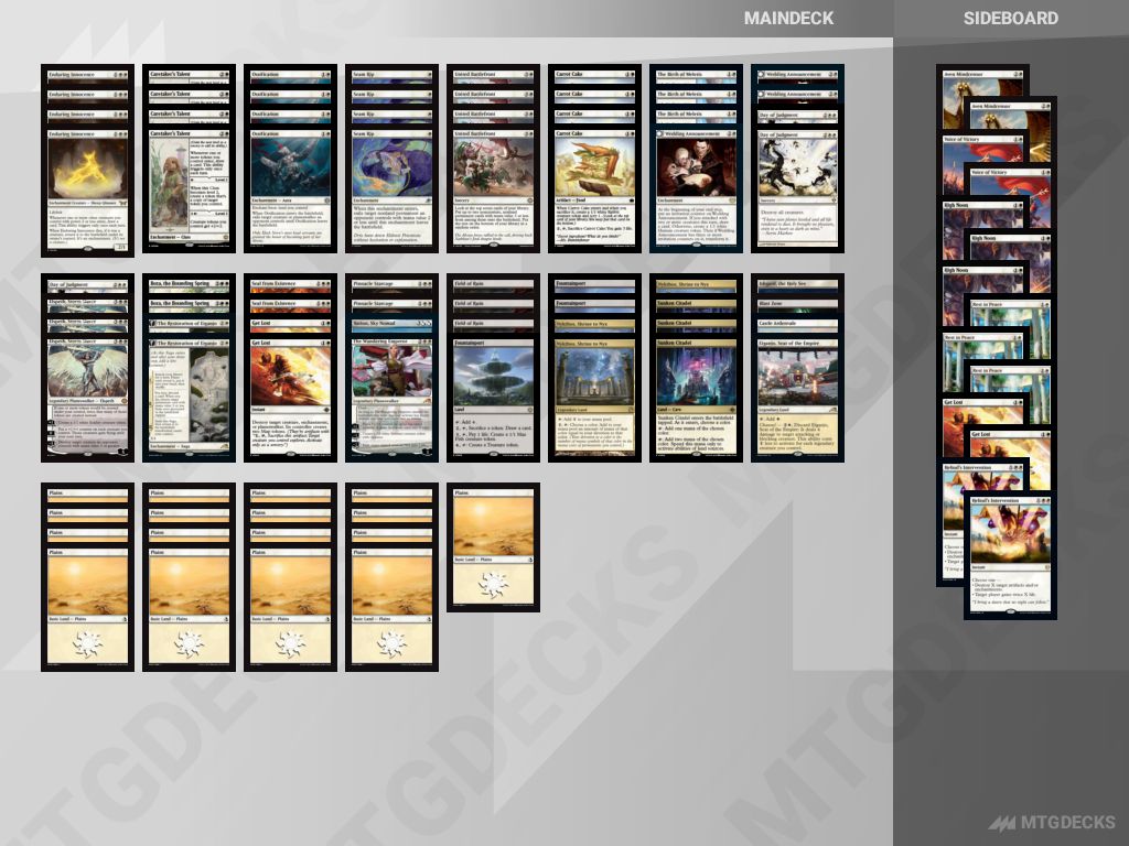 Arena Pioneer MW deck by olbeda • MTG DECKS