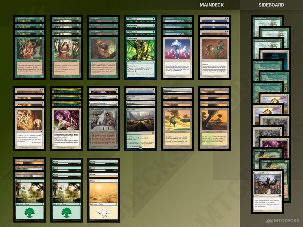 Premodern Enchantress deck by Caio Pimenta • MTG DECKS
