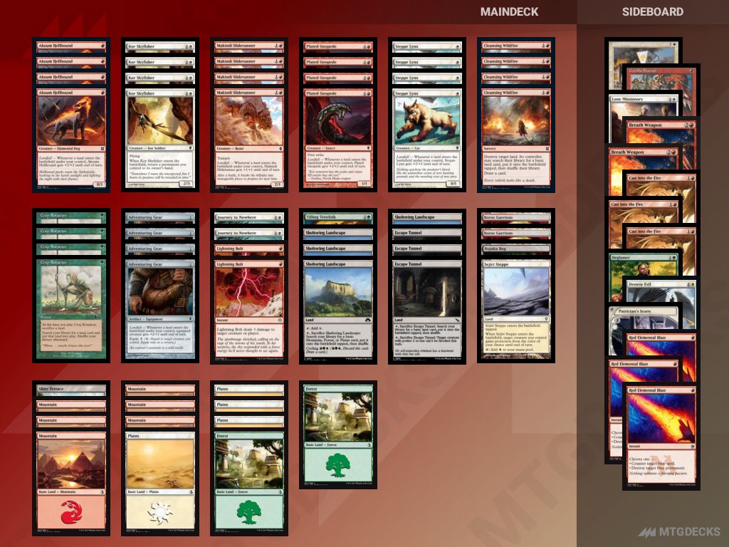 Pauper Zoo deck by Dragneel Natsu • MTG DECKS