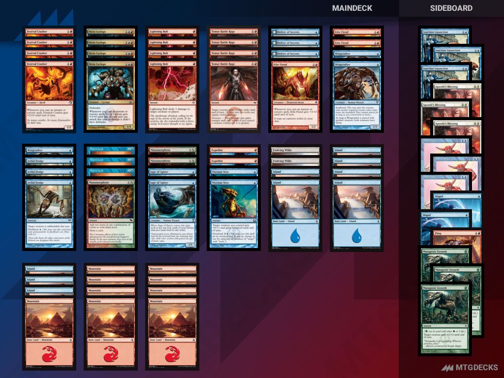 Pauper Izzet Fun Deck deck by Henry Degollacion • MTG DECKS