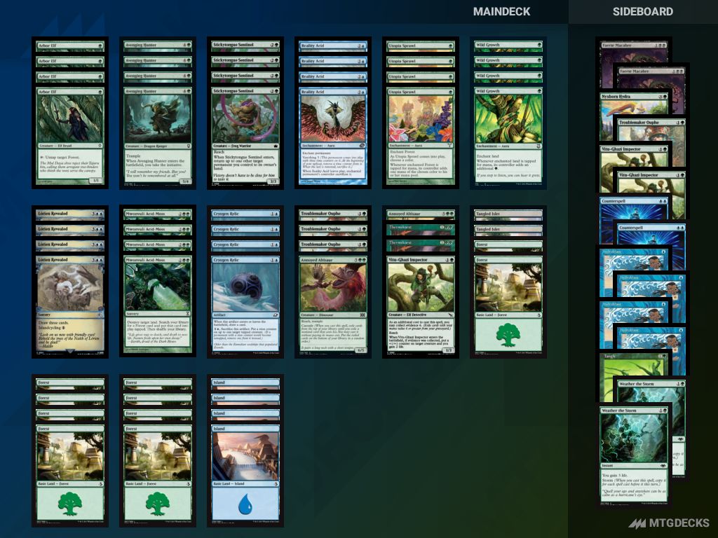 Pauper UG ponza deck by LordAkainu • MTG DECKS
