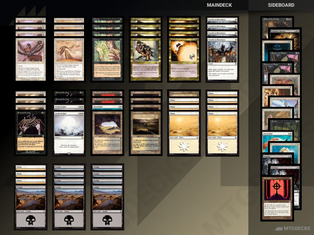 Premodern BW Control deck by Harry • MTG DECKS