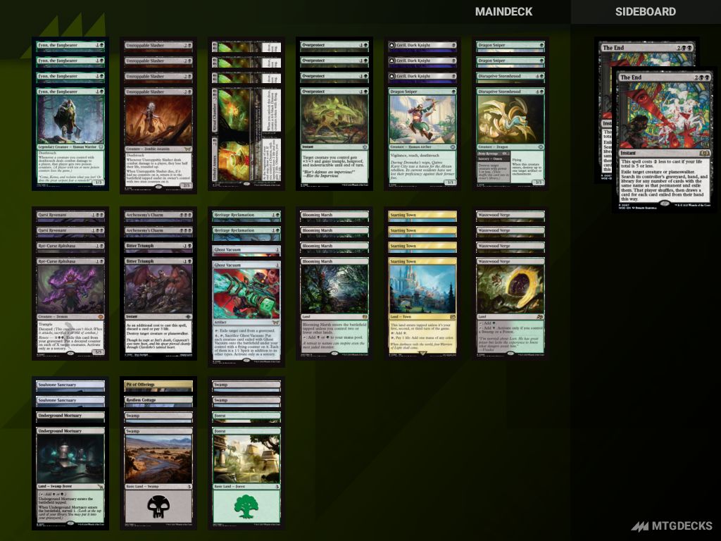 Arena Standard Golgari Bo1 Deathtouch Protect Poison-Splash deck by ...