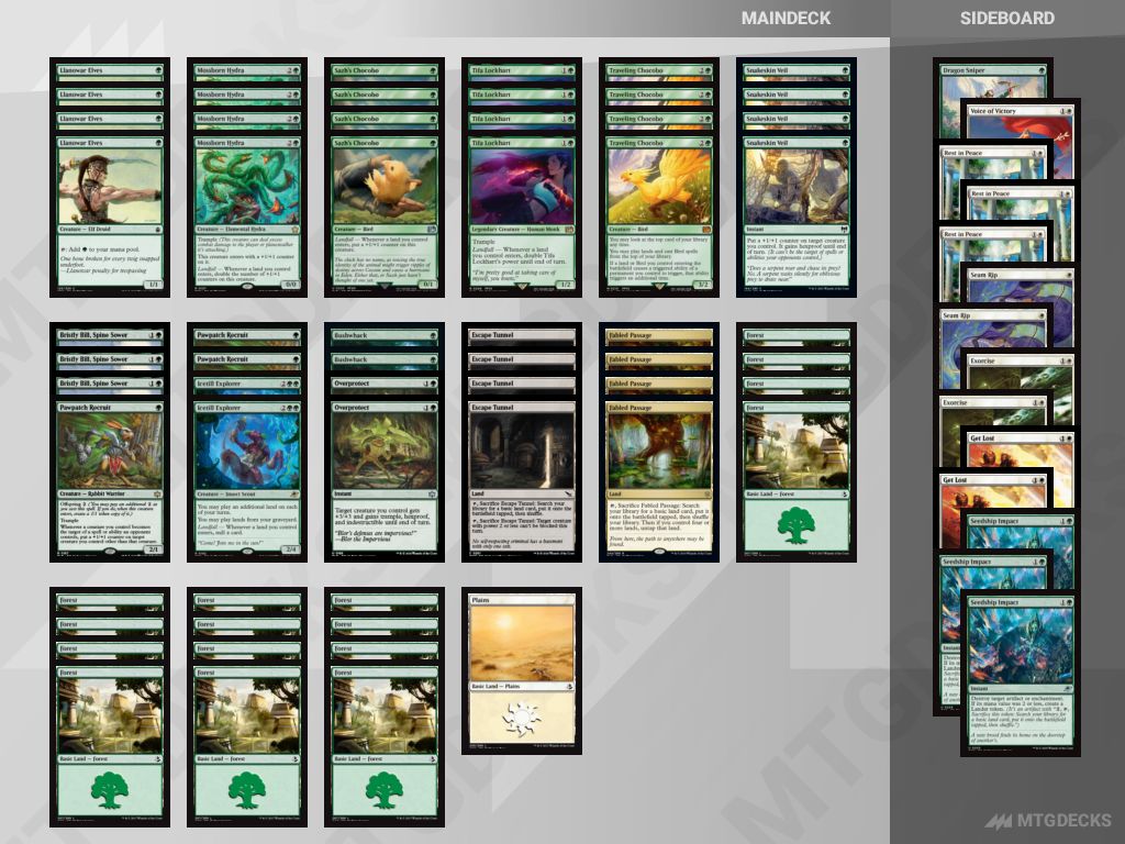 Standard Mono Green Landfall deck by Drew647A • MTG DECKS