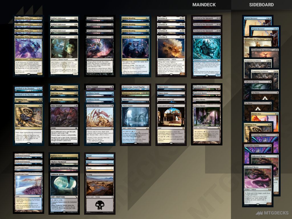 Pioneer Parhelion Shoot deck by Akimoto syouta • MTG DECKS