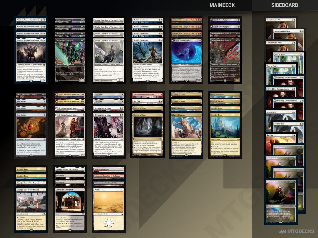 MTG Pioneer Mardu Humans top decks • MTG DECKS