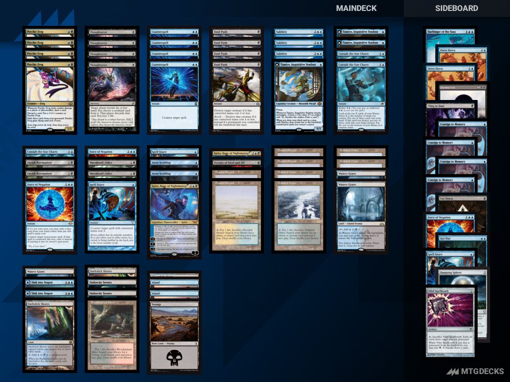 Modern Dimir Frog deck by Dazai • MTG DECKS