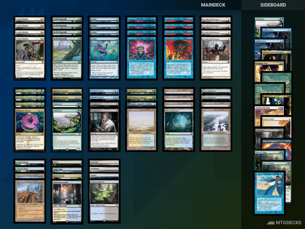 Legacy Beans Controll deck by Michael Kammer • MTG DECKS