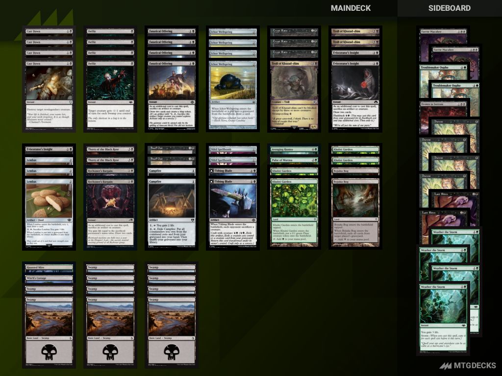 Pauper Golgari Gardens deck by wolf777 • MTG DECKS