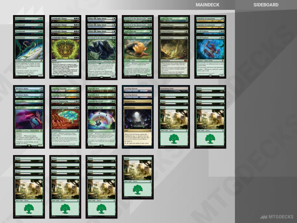 Arena Standard Mono Green Landfall deck by MtGDvd • MTG DECKS
