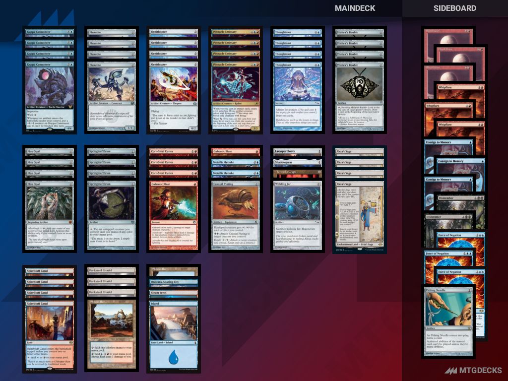 Modern Cori FINITY deck by theeebfg • MTG DECKS