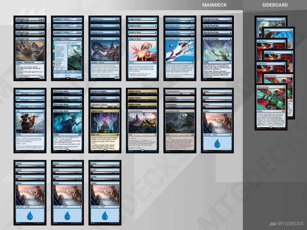 Arena Standard Mono Blue Terror deck by sims • MTG DECKS