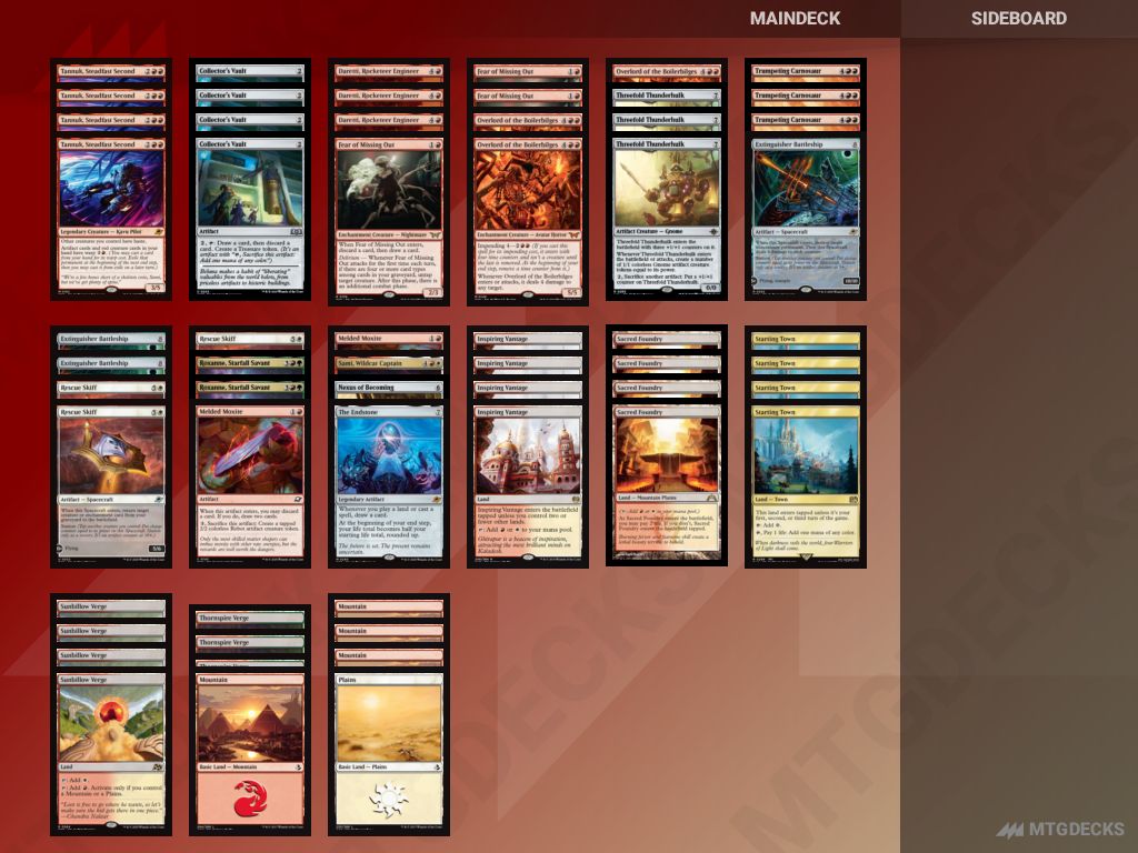 Arena Standard Split Second (S) deck by HamHocks42 • MTG DECKS