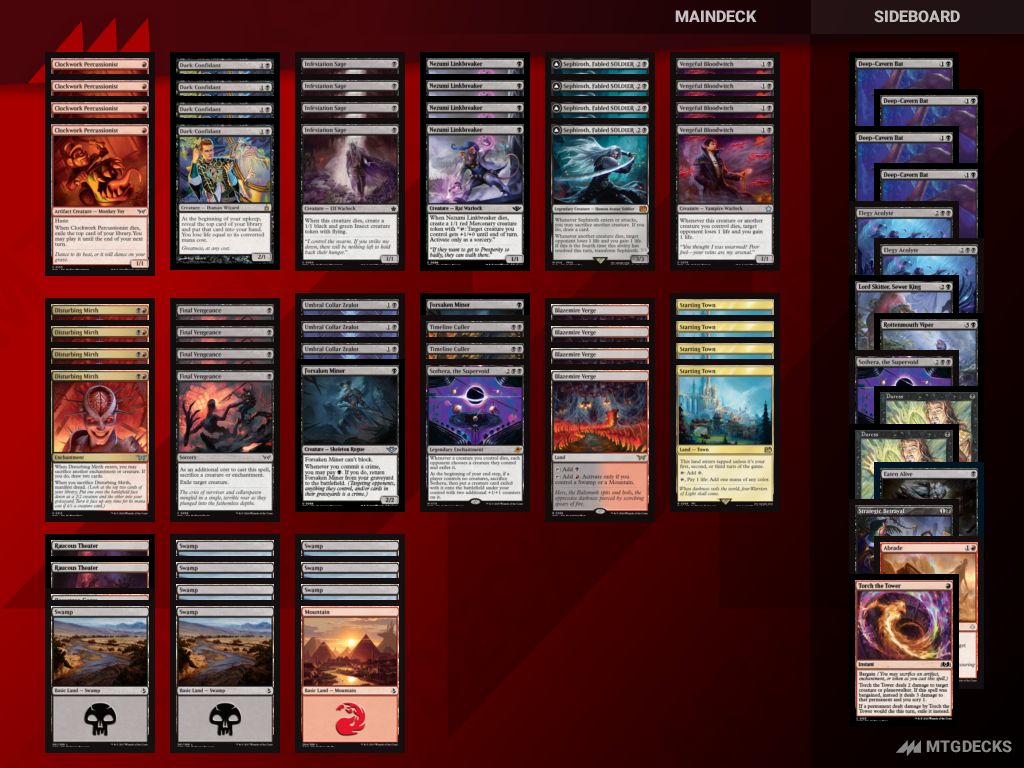 Arena Standard Rakdos Supervoid deck by GeckoS • MTG DECKS
