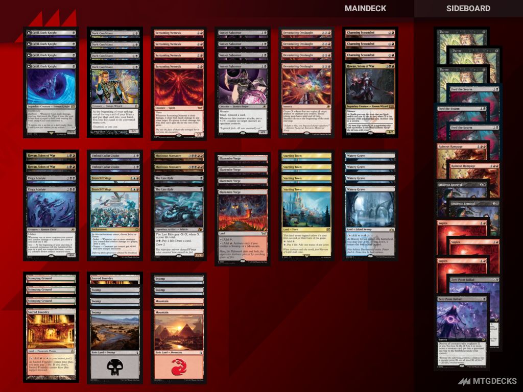 Arena Standard Death's Shadow (S) deck by HamHocks42 • MTG DECKS