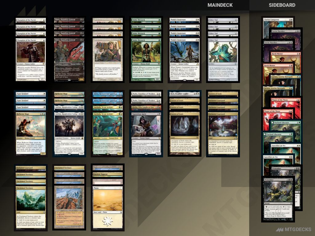MTG Legacy Humans top decks • MTG DECKS