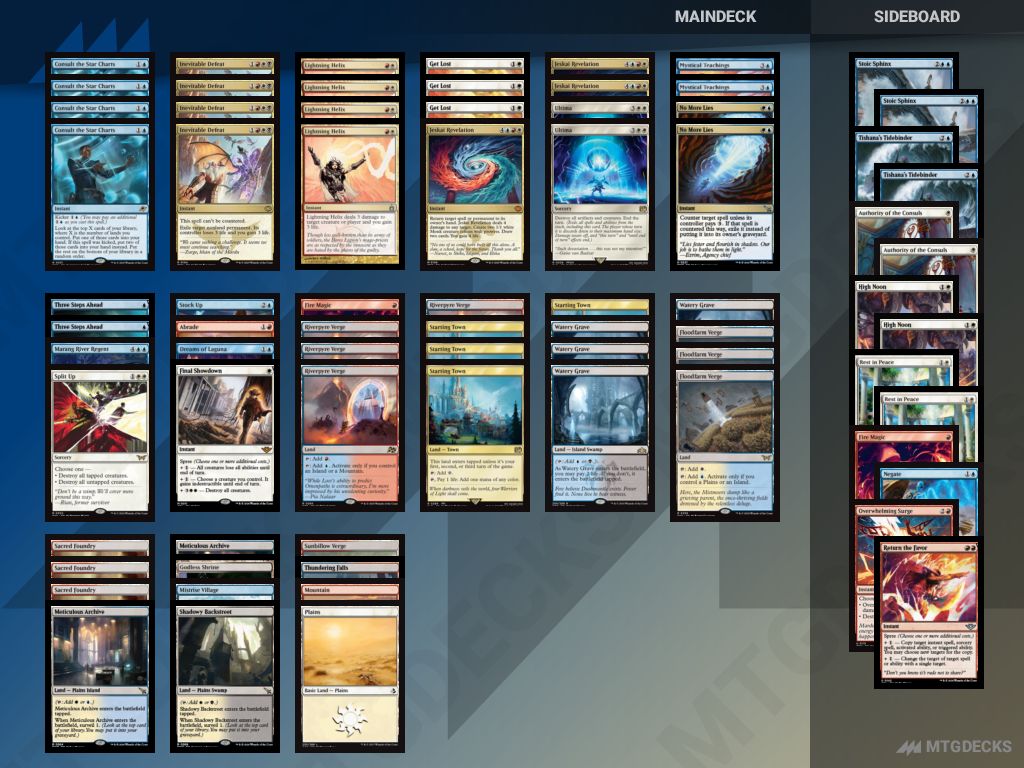 Arena Standard 4 Color Control deck by Yellowhat • MTG DECKS