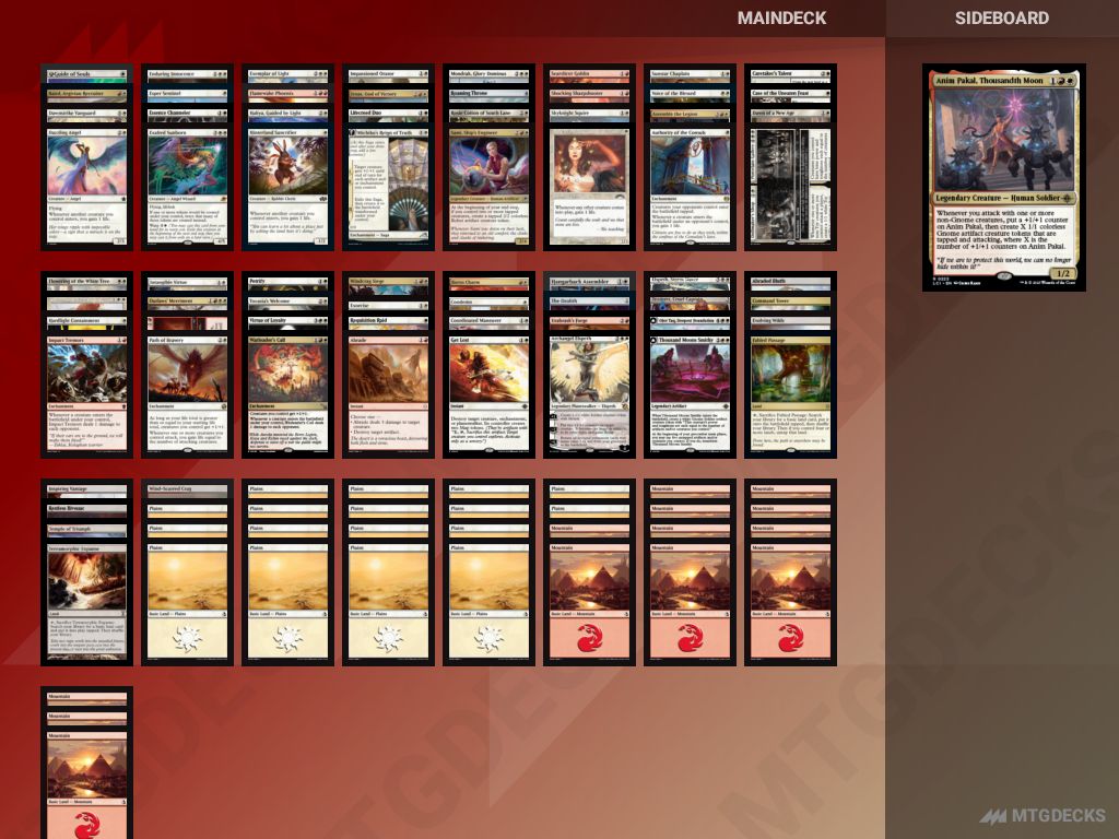 Historic-Brawl Anim Pakal, Thousandth Moon deck by MTGA-Assistant-Meta ...