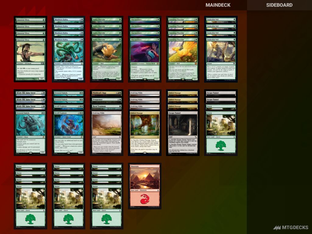 Standard Gruul Aggro deck by SteM78 • MTG DECKS