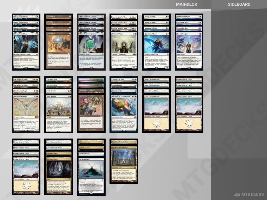 Timeless Avacyn, Angel of Hope (60) deck by BigBossSnake • MTG DECKS
