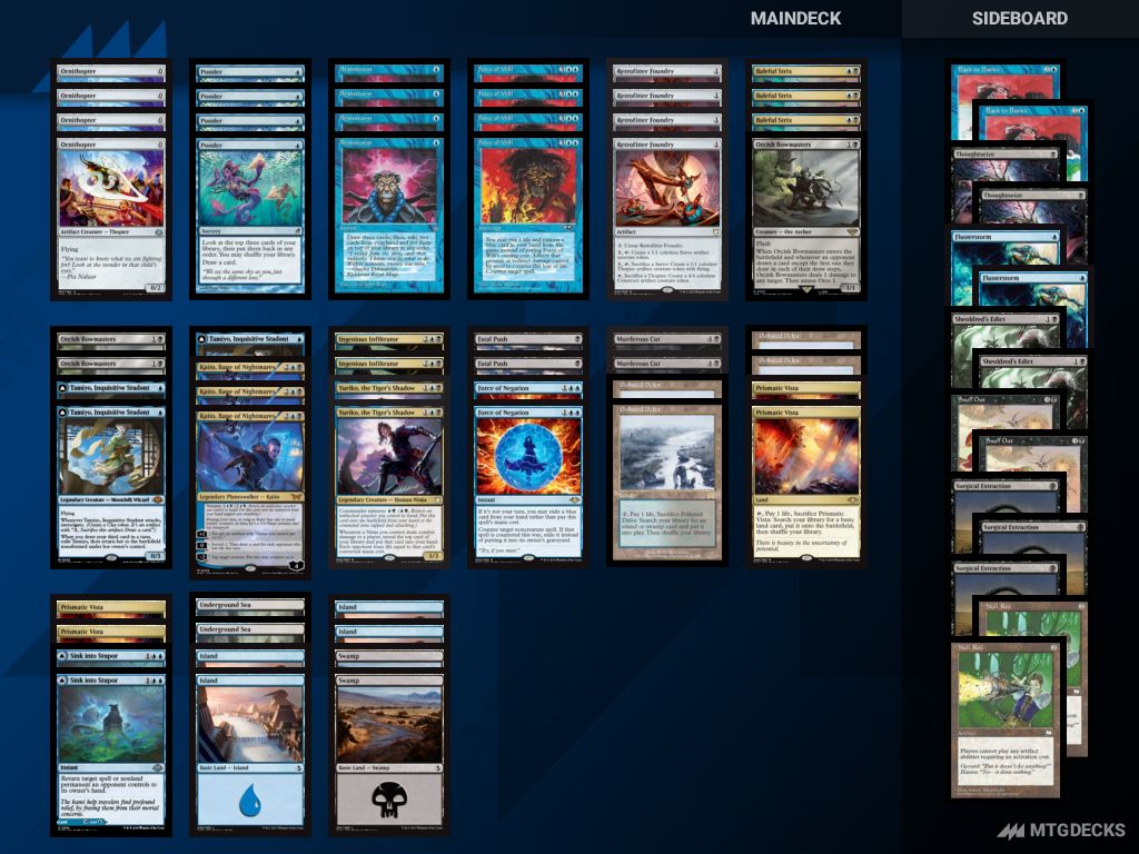 Legacy Ninja deck by Nagai Rinto • MTG DECKS