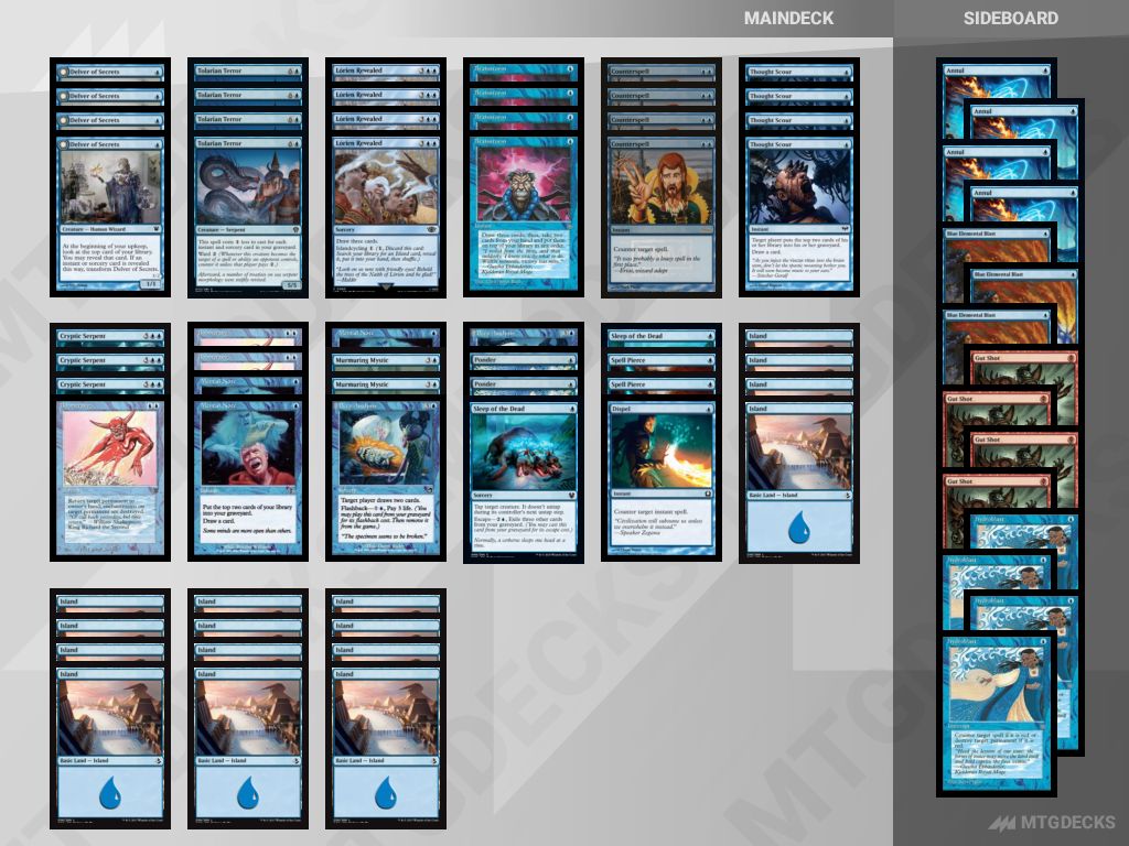 Pauper Mono Blue Terror deck by ManamanVanTurk • MTG DECKS