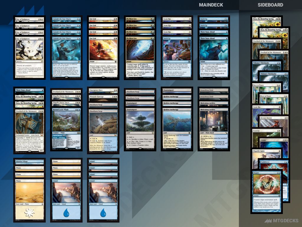 Standard Uw Control deck by Carlo Chua • MTG DECKS