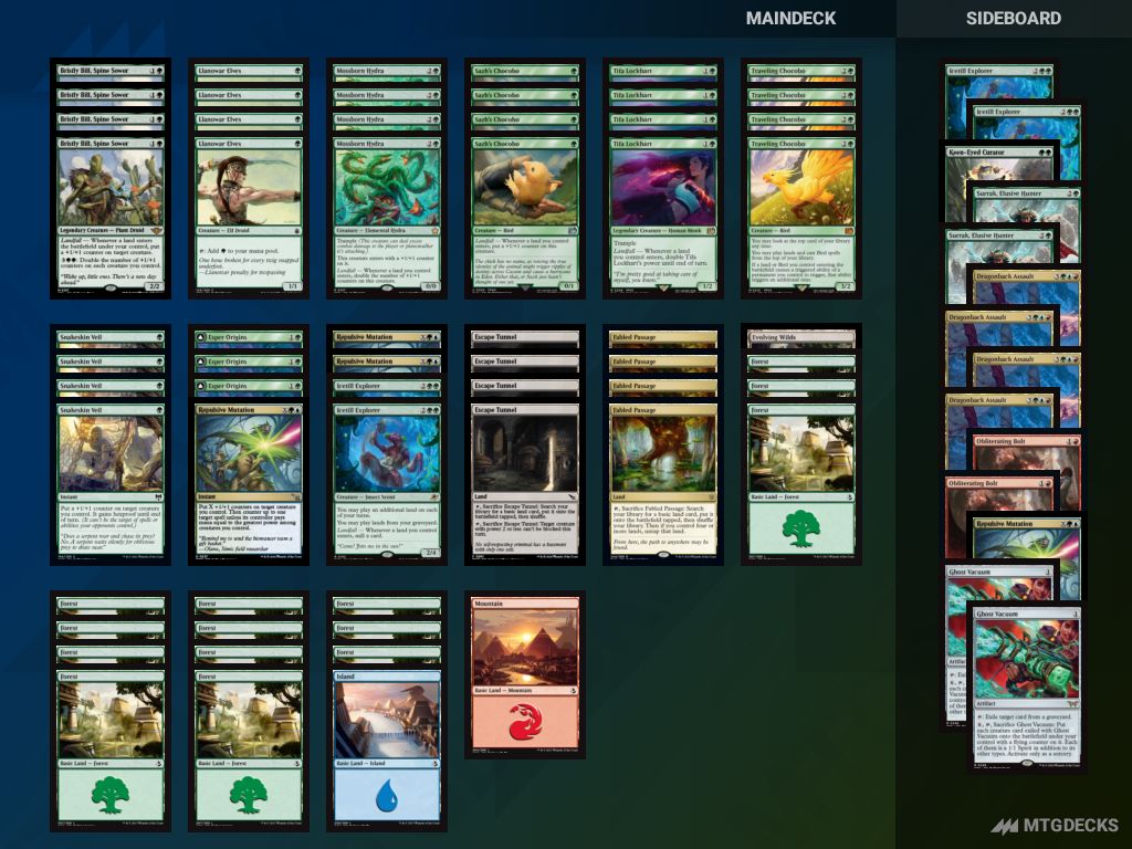 Standard Mono Green Landfall deck by Nandisko • MTG DECKS