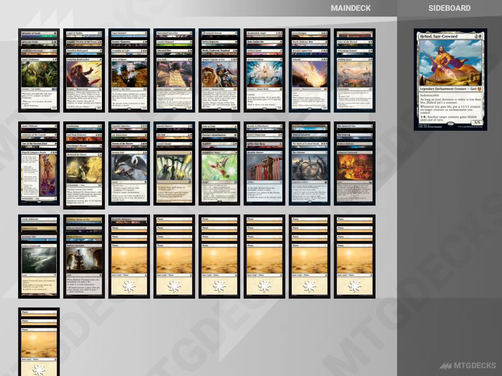 Historic-Brawl Heliod, Sun-Crowned deck by MTGA-Assistant-Meta • MTG DECKS