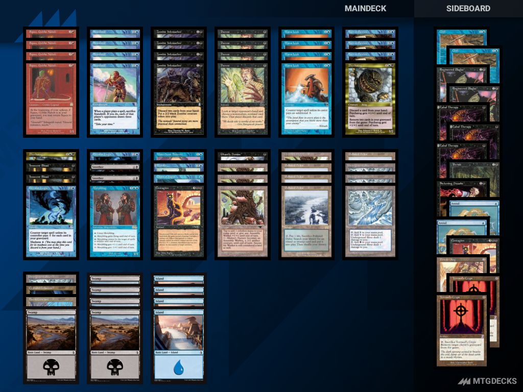 Premodern Zombie Infestation deck by Ricardo Rutzen • MTG DECKS