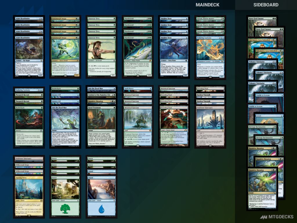 Standard Simic Aggro deck by Adrien Venancio • MTG DECKS