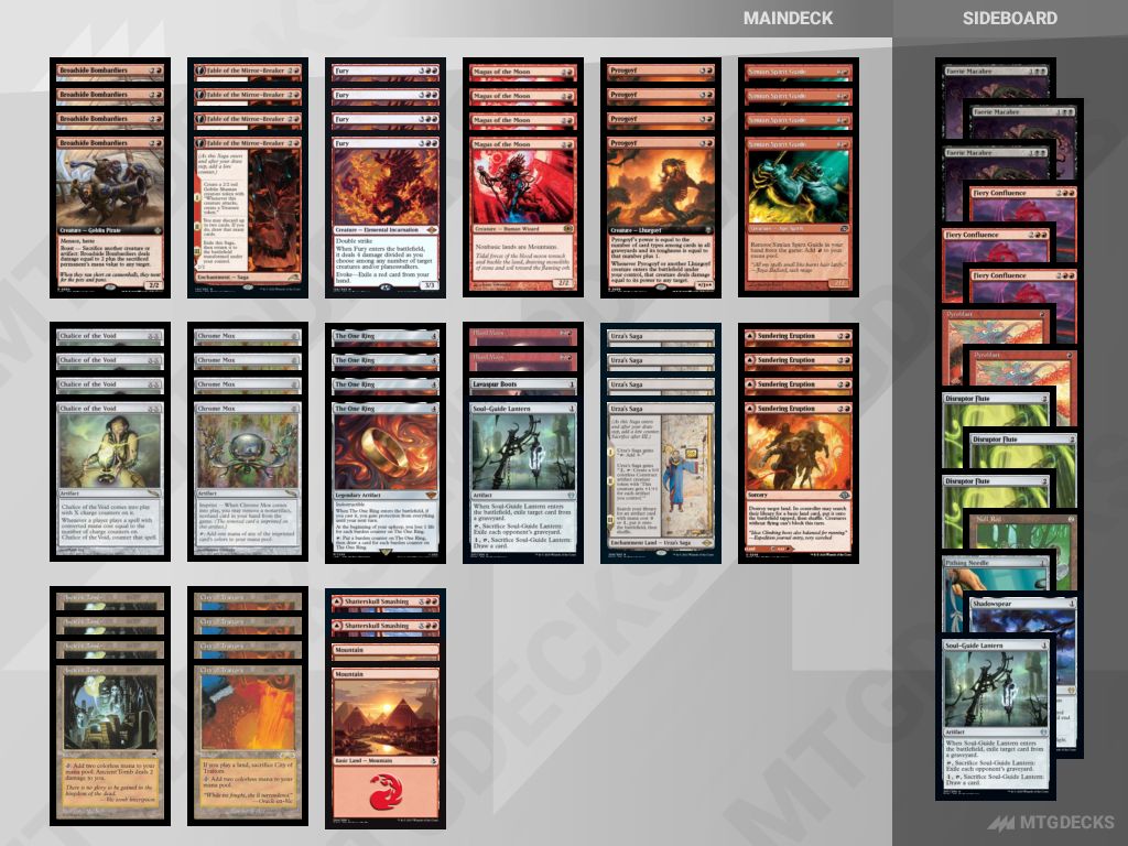 Legacy Mono Red Prison deck by ddarkangell • MTG DECKS