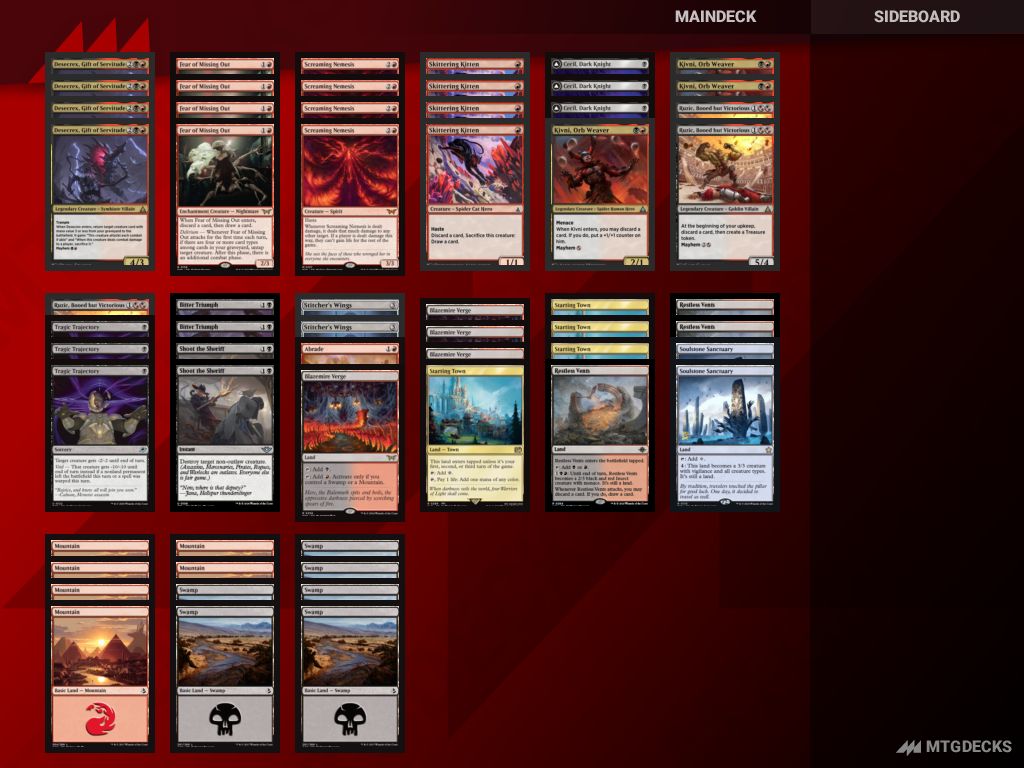 Arena Standard Mayhem deck by Rapsolo • MTG DECKS