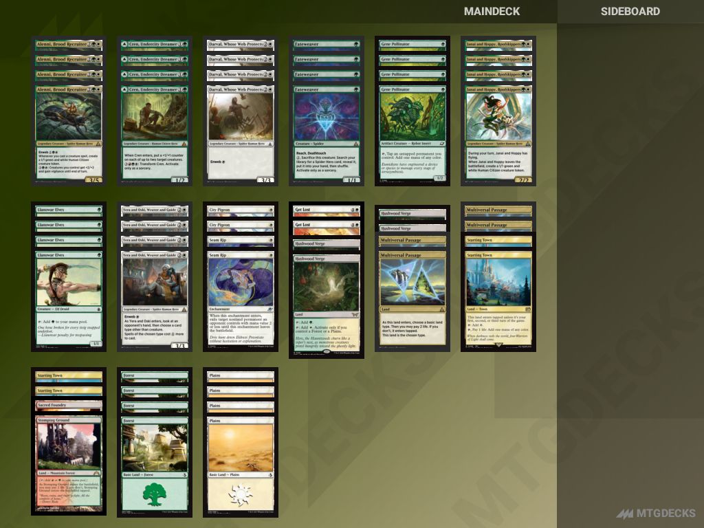 Arena Standard Web-Slinging Aggro deck by umotivo • MTG DECKS