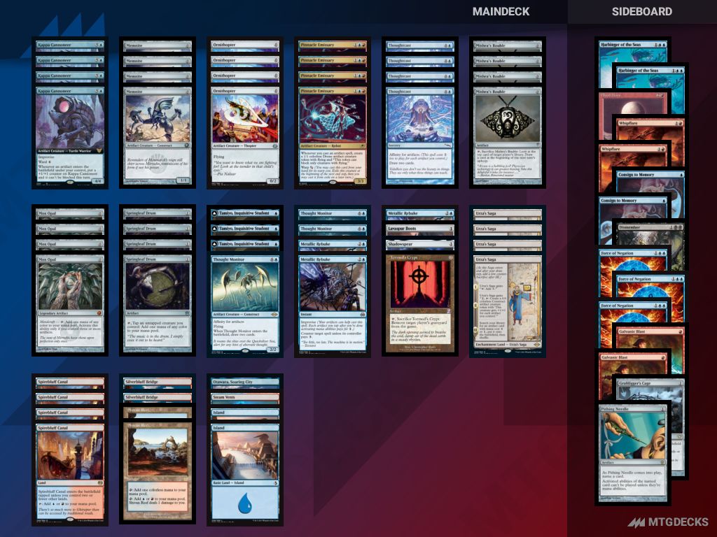Modern Affinity deck by Frumps • MTG DECKS
