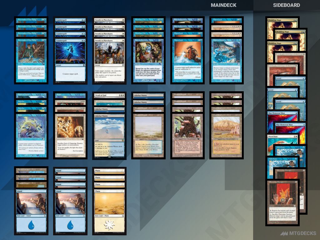 Premodern Uw Control deck by Qi Ming • MTG DECKS