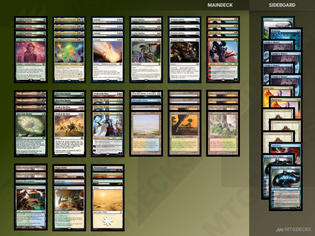 Modern 4 Color Omnath deck by TopherMarsh • MTG DECKS