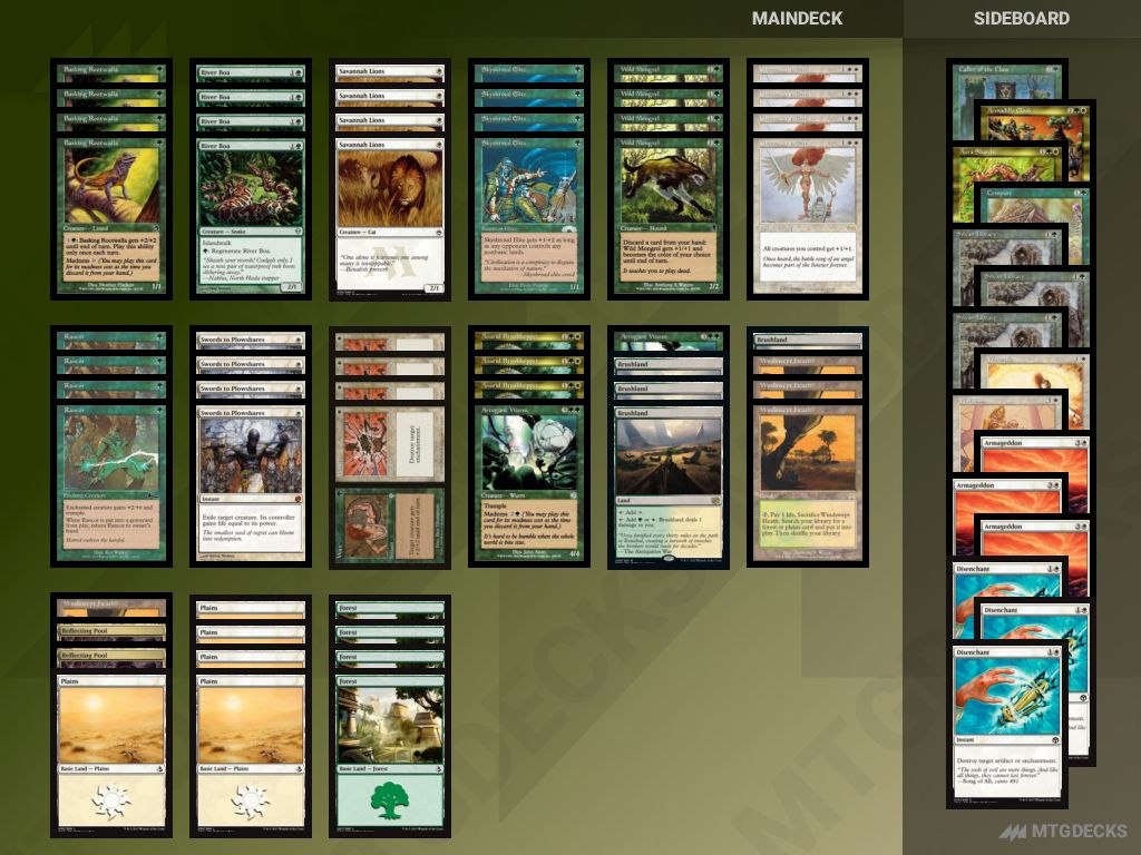 Premodern GW Aggro deck by Roman Pulker • MTG DECKS