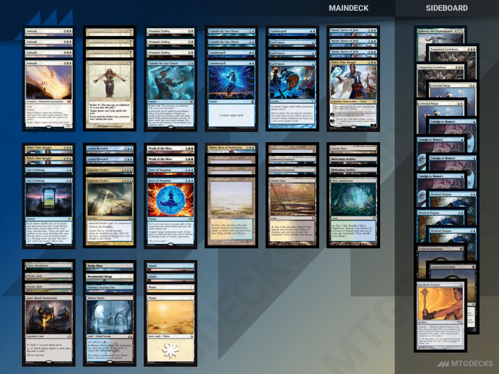 Modern Azorius Control deck by Nikito18 • MTG DECKS
