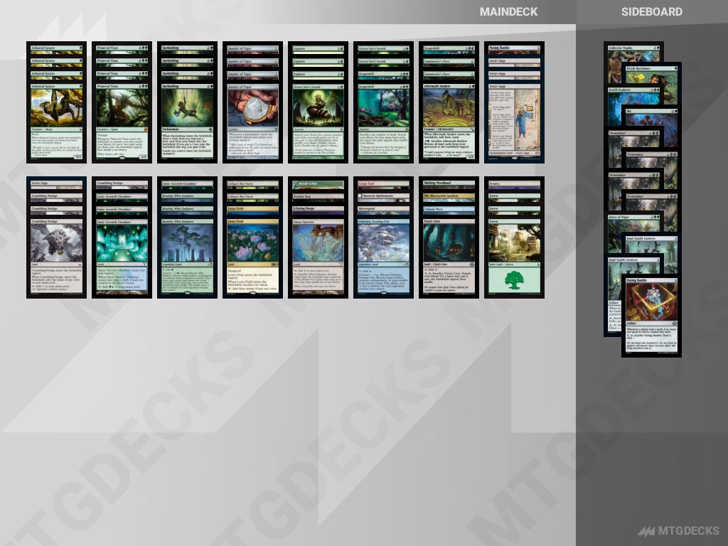 Modern Amulet Titan deck by Pascal3000 • MTG DECKS